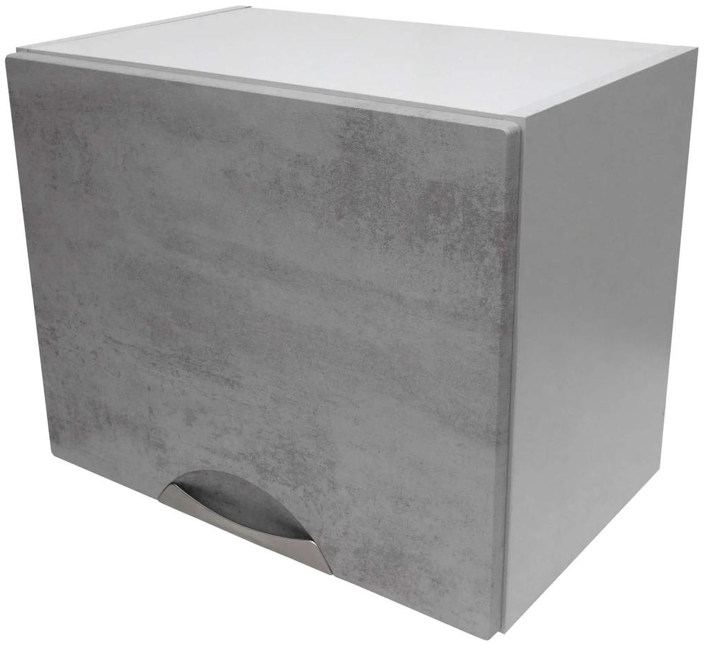 Bawor Horní skříňka výklopná barva beton korpus šedý 50 cm