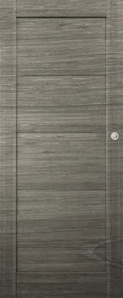 posuvné interiérové dveře do pouzdra SANTIAGO plné, model 1 Průchozí rozměr: 70 x 197 cm, Orientace dveří: Levé dveře, Dekor: Ořech columbia