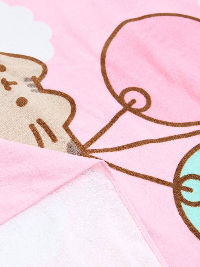 Sinsay - Bavlněná osuška Pusheen the Cat - růžová