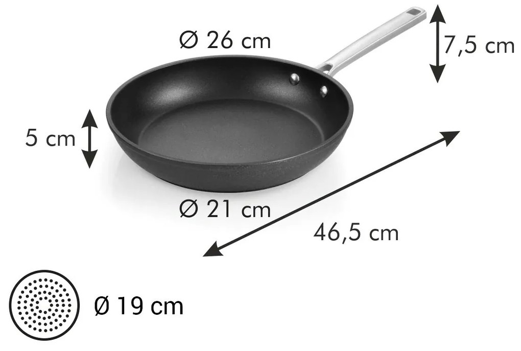 TESCOMA pánev TitanPOWER ø 26 cm, 26 cm