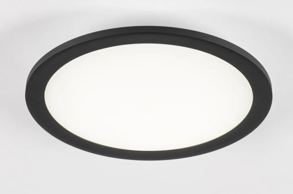 Stropní stmívatelné LED svítidlo Basic Round Black 30