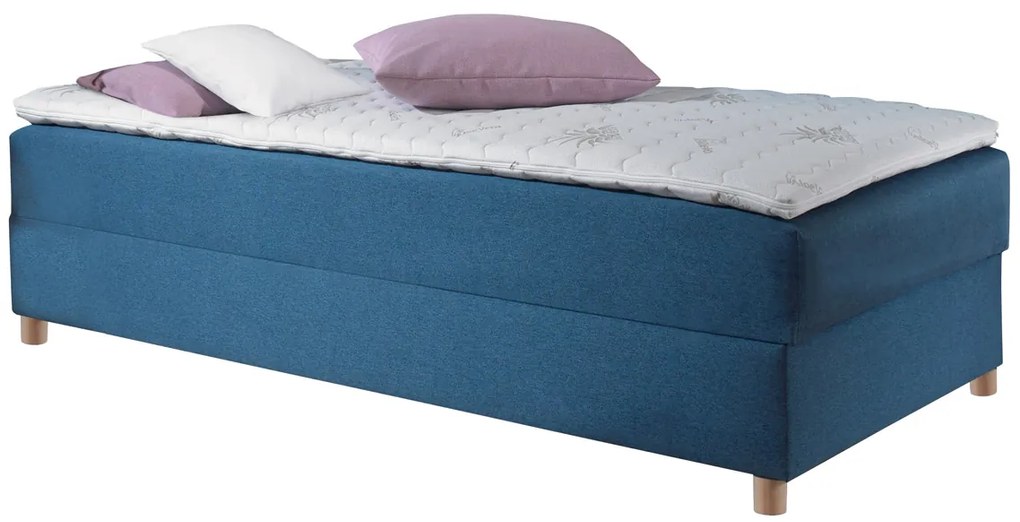 NEW DESIGN postele Postel boxspring NOVO s úložným prostorem, 80×200 cm, matrace a rošt v ceně Velikost postele: 80 × 200 cm