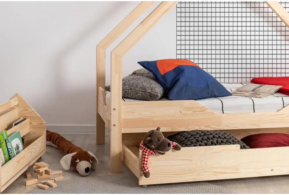 Adeko Dětská postel domeček Loca B Velikost postele: 150x90 cm Barva: dekor přírodní dřevo přírodní