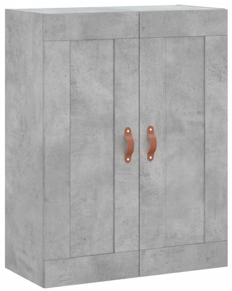 Skříň highboard betonově šedá 69,5x34x180 cm kompozitní dřevo,  3199725