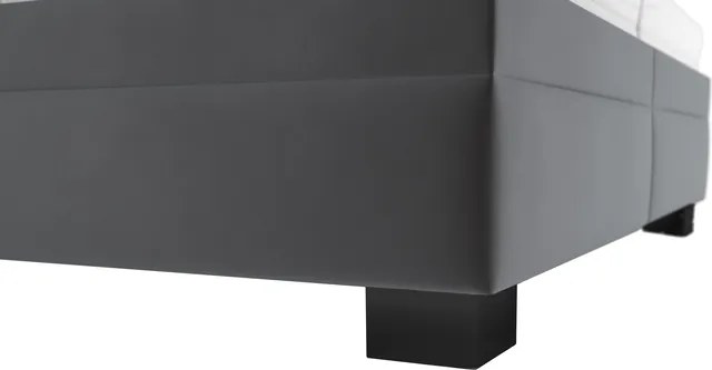 FALCO Postel Elezar 180x200 šedá/černé nohy