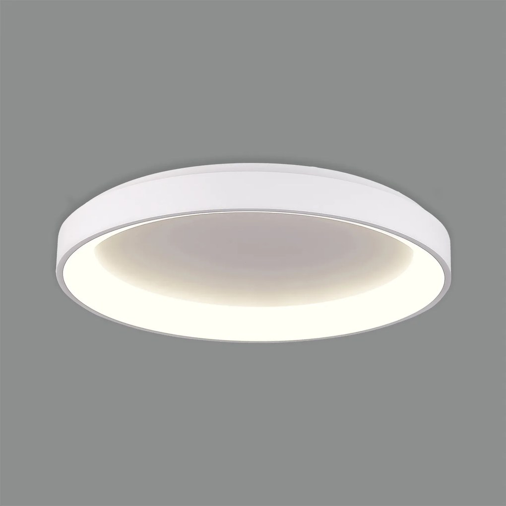 ACB Iluminacion Stropní LED svítidlo GRACE, ⌀ 58 cm, 50W, CRI90 Barva: Bílá, Teplota světla: CCT switch 2700/3000K, Stmívání: ON/OFF