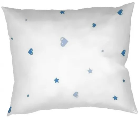 DADKA Povlak na polštář krep Sloni denim 40x50 cm