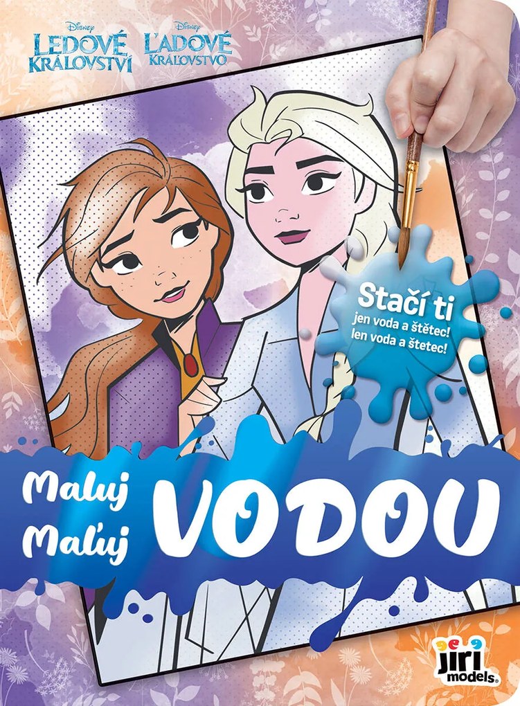 JIRI MODELS Maluj vodou Frozen (Ledové Království) omalovánky 7