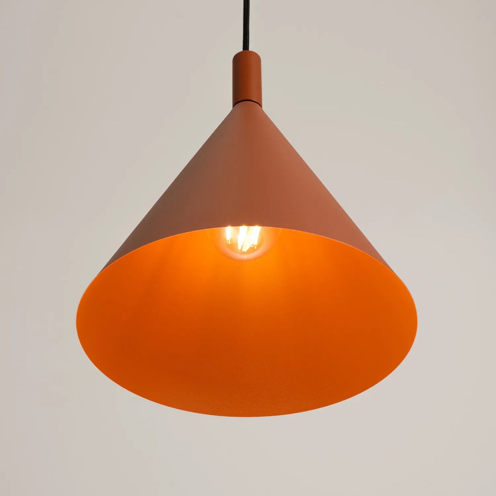 Sollux Lighting Závěsné svítidlo NOX 25 okrově červené