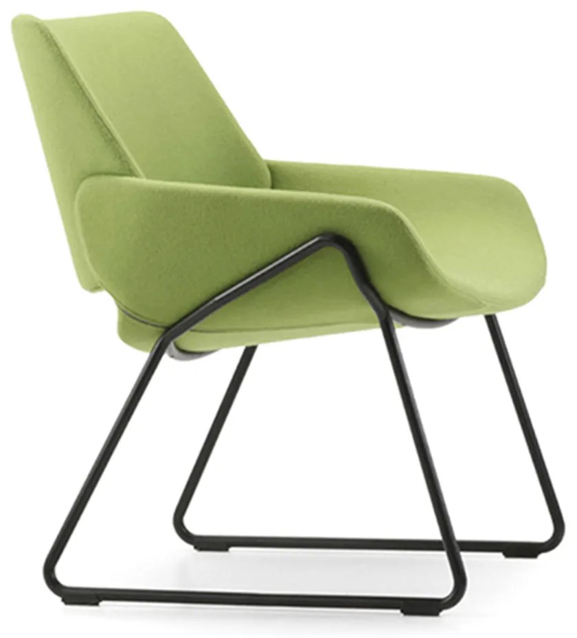 Designová křesla Monk Easy Sled Base Armchair