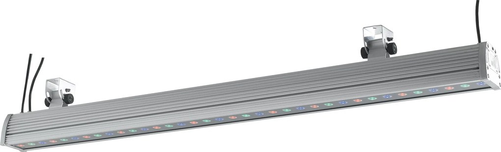 FAN LED-WALLWASHER-36 Venkovní reflektor LED WALLWASHER hliník 36x2 W RGB stmívatelné IP65 112,5 x 8,2 x 14,5 cm - FANEUROPE