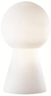 Stolní lampa Ideal Lux Birillo TL1 medium bianco 000251 bílá 22cm