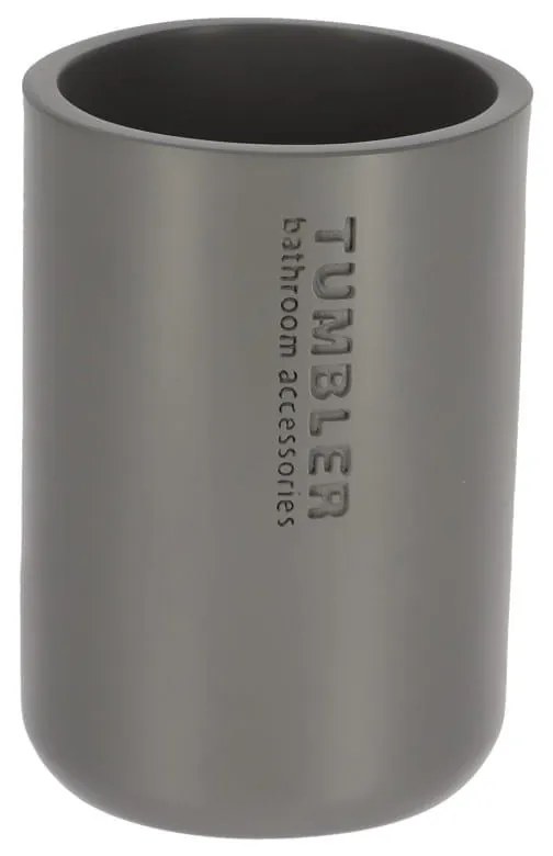 Koupelnový pohár Loudis, šedá, 350 ml