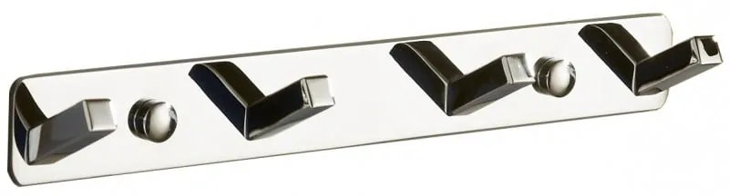 Mexen čtyřnásobný hák na ručníky, chrom - 709174-00