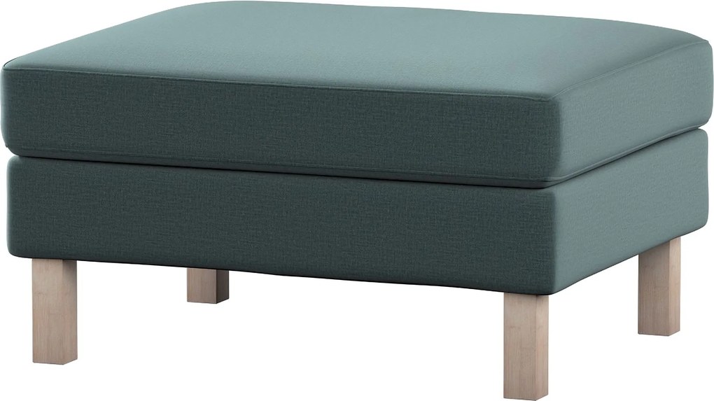 Potah na podnožku IKEA Karlstad barva zelená látka sametová