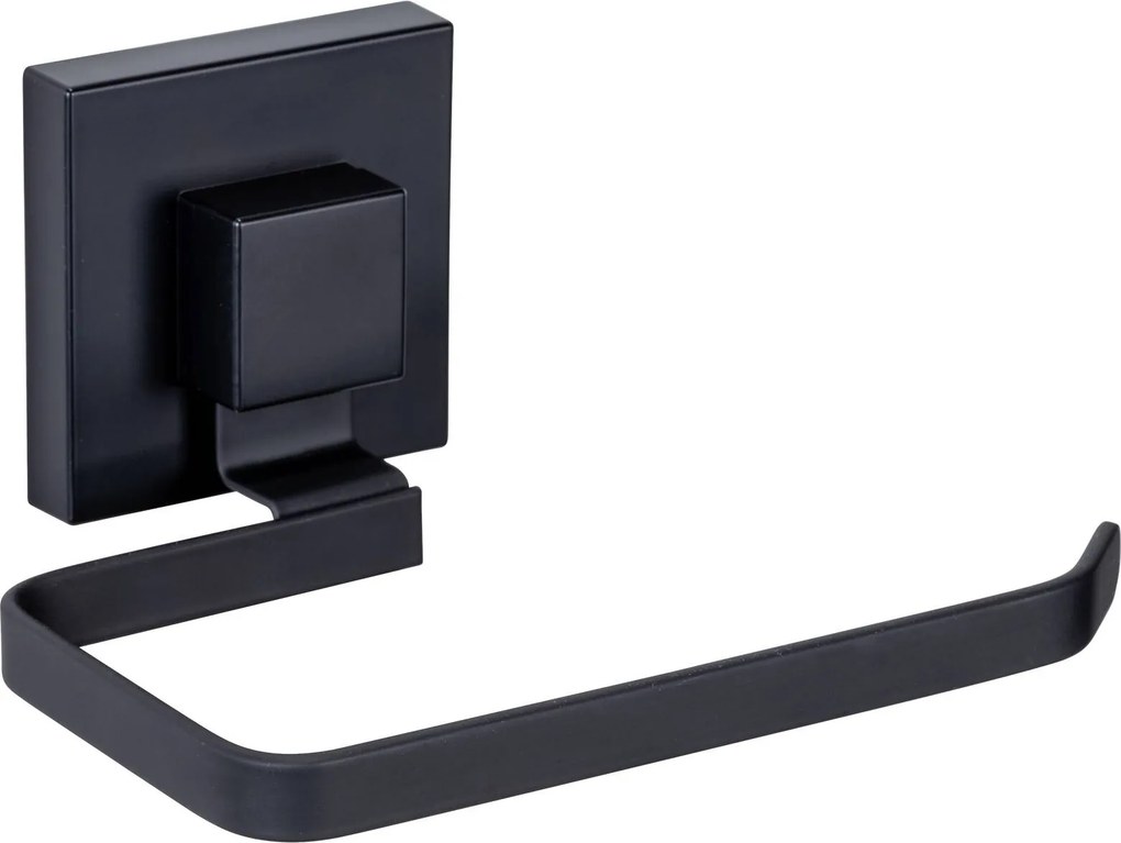 Kovový držák na toaletní papír QUADRO, montáž bez vrtání