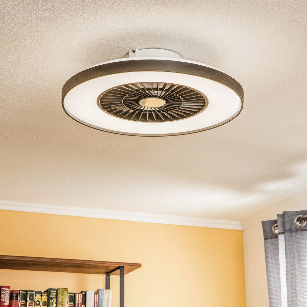 Starluna Narmin LED stropní ventilátor Tuya černá