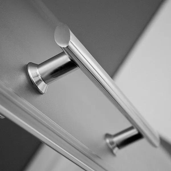 Čtvercový sprchový kout s dvoudílnými posuvnými dveřmi ORLANDO NEO 1900 mm 880–890 485 Matt glass S Brillant ORLANDO NEO/900 N0655