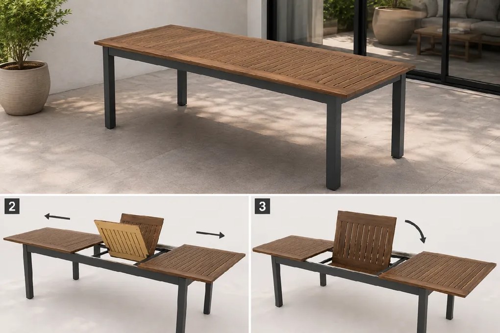 Doppler EXPERT WOOD Plus zahradní stůl