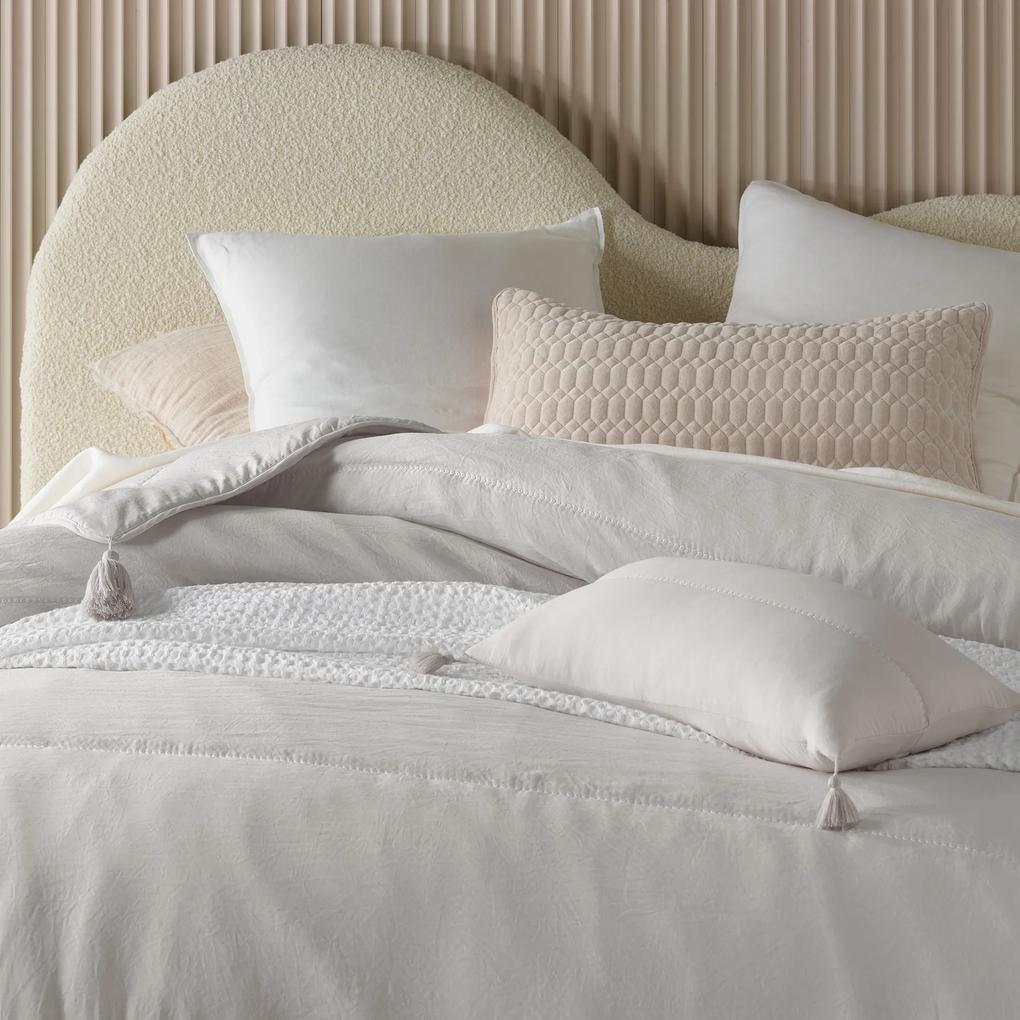 Divazo Přehoz na postel s třásněmi Noemi Barva: Krémová, Velikost: 220 x 240 cm