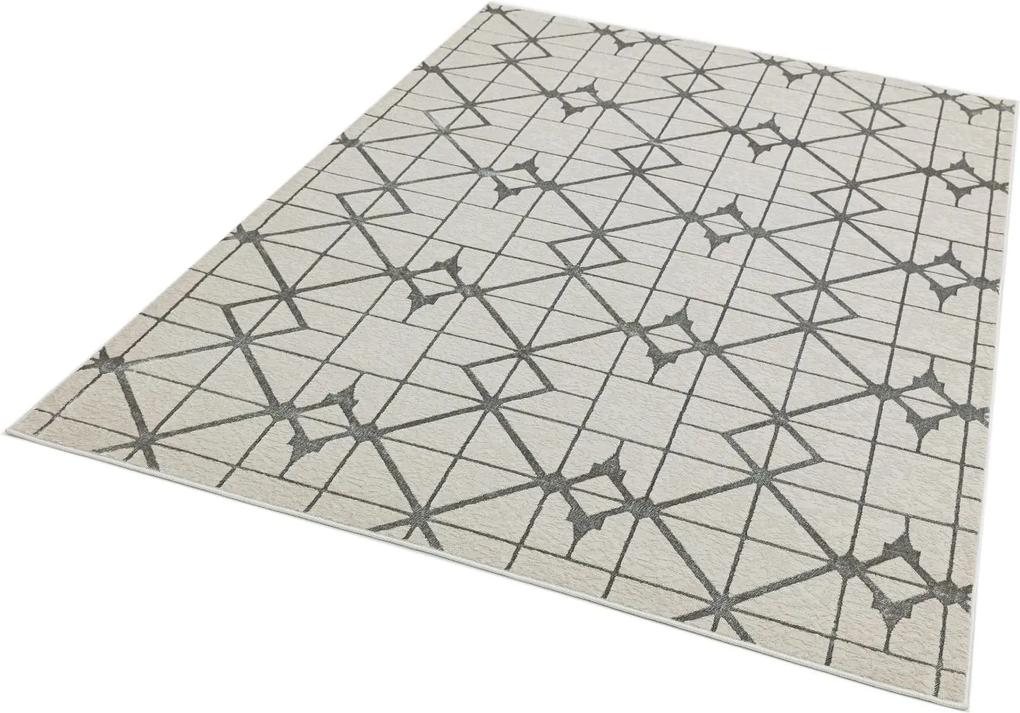 Šedý  koberec Beethoven Lattice Rozměry: 240x340 cm