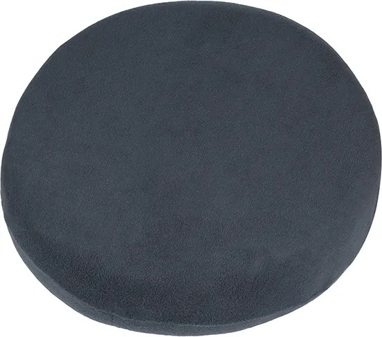 Bellatex Sedák anatomický z Líné - Visco pěny Šedá 40 cm, (průměr), výška 10 cm, uprostřed 10 cm otvor