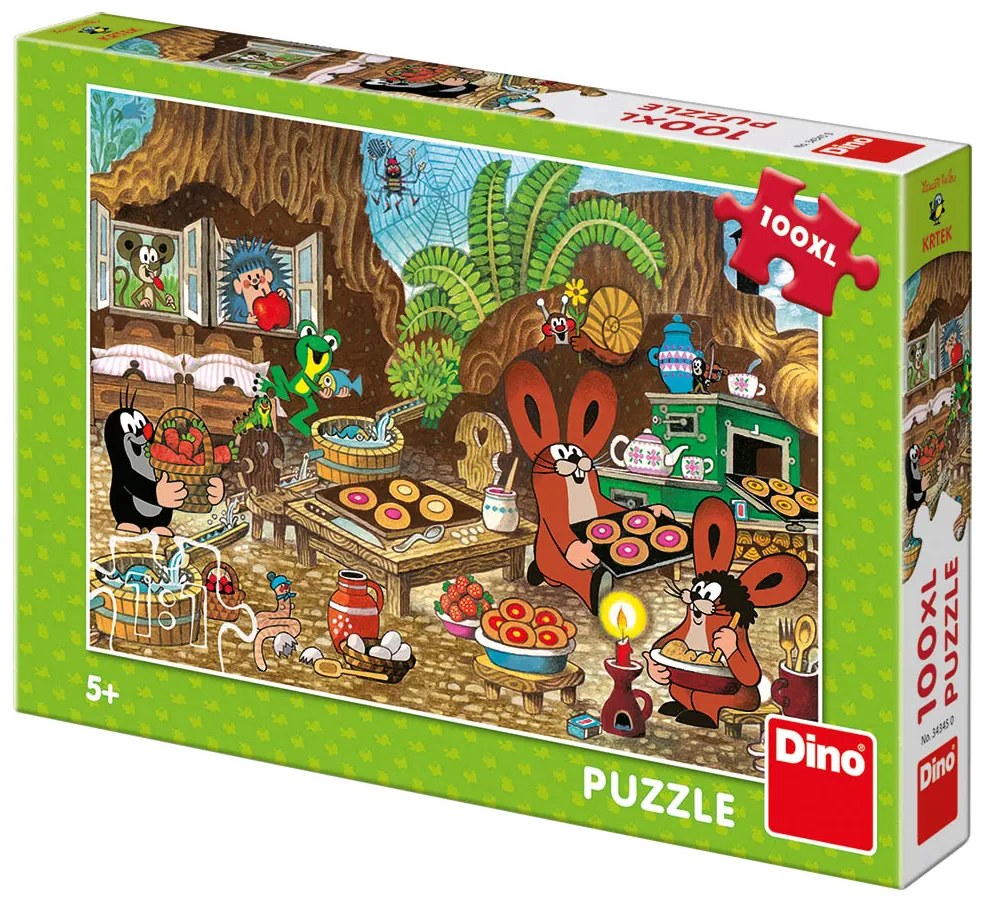 Dino Puzzle Krtek v kuchyni 100 XL