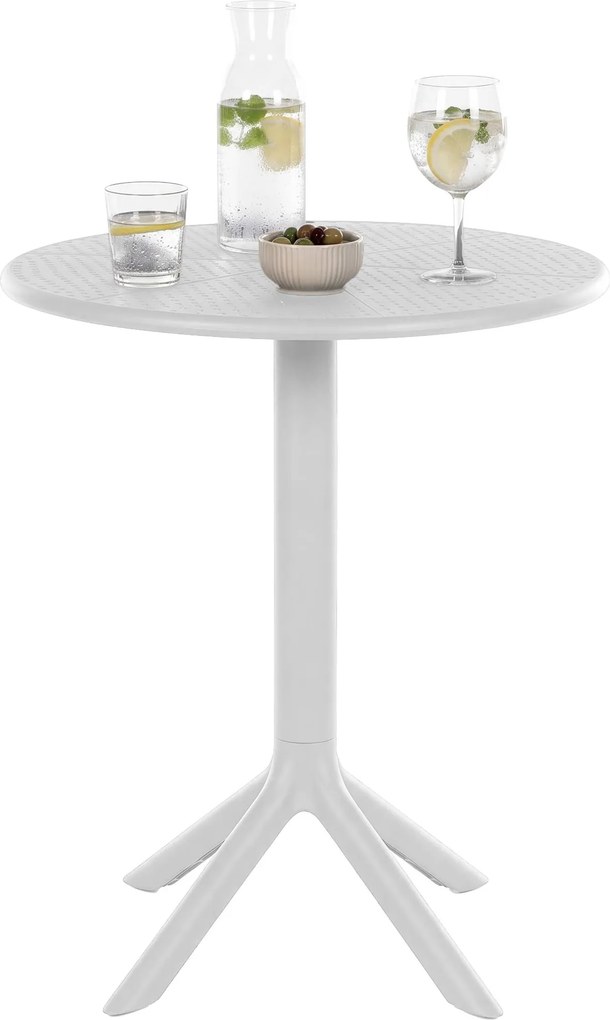 Stůl Lacota kulatý 60 cm – bílá
