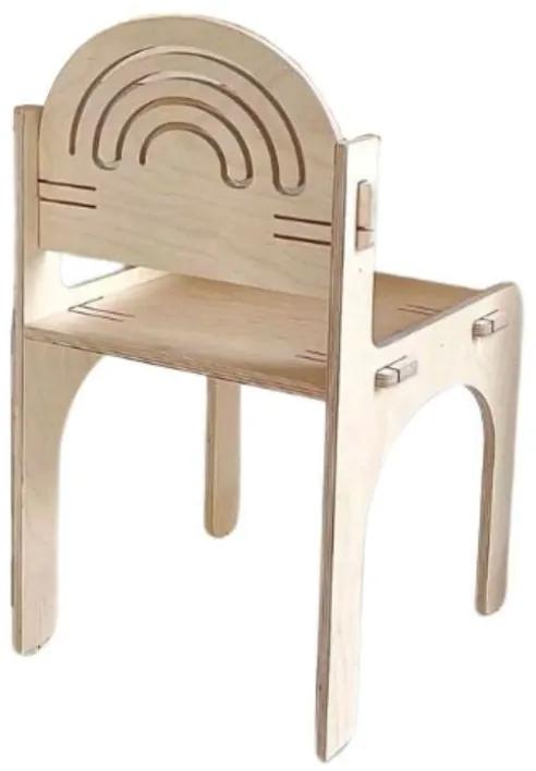 Myminihome Židle RAINBOW ze dřeva do dětského pokoje Zvolte barvu: Modrá