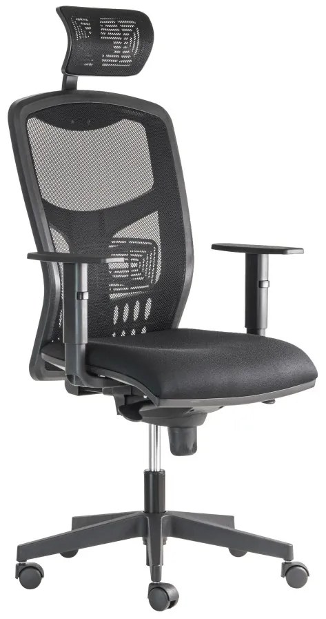 ALBA Ergonomická kancelářská židle PAMELA - černá síťovina