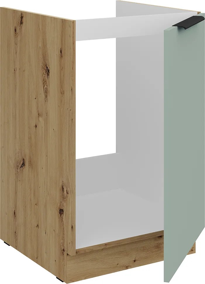 ARIA st | dolní skříňka 50 ZL 1F dřezová | 50 cm | ANTI FINGERPRINT povrch | artisan/aquamarine