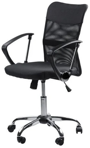 GOODHOME Kancelářská židle Carl černá