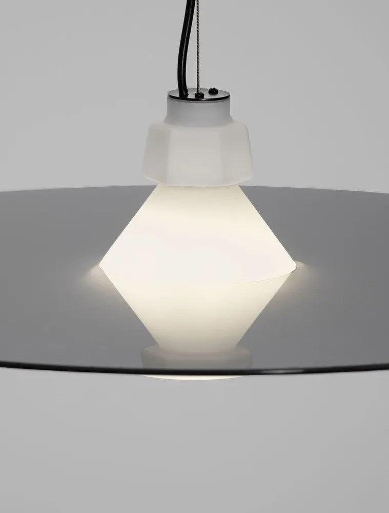 Matně černé ocelové závěsné svítidlo ø 60 cm Lora – Nova Luce