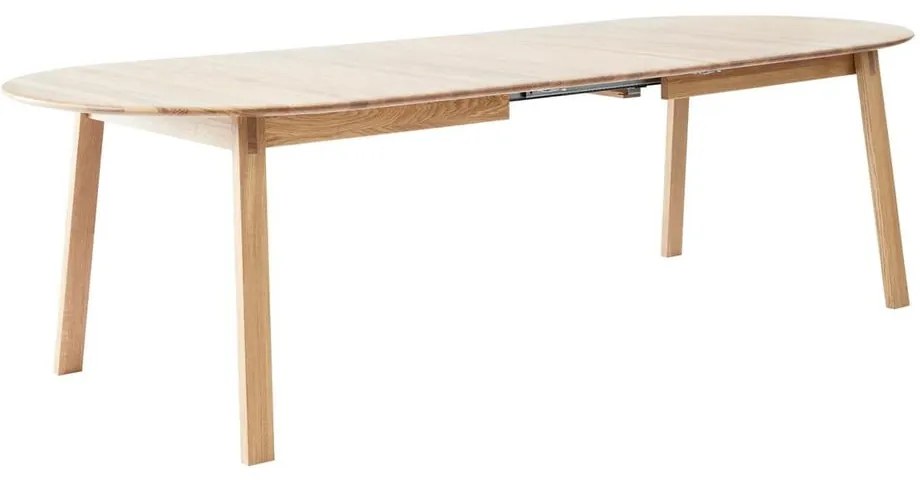 Rozkládací jídelní stůl s přídavnou deskou z dubového dřeva 100x220 cm Amalfi – Hammel Furniture