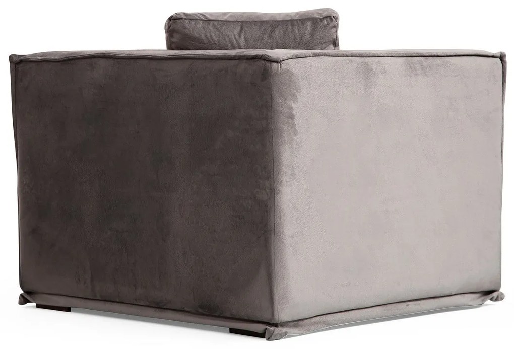 Designová rohová sedačka Valtina 300 cm šedá