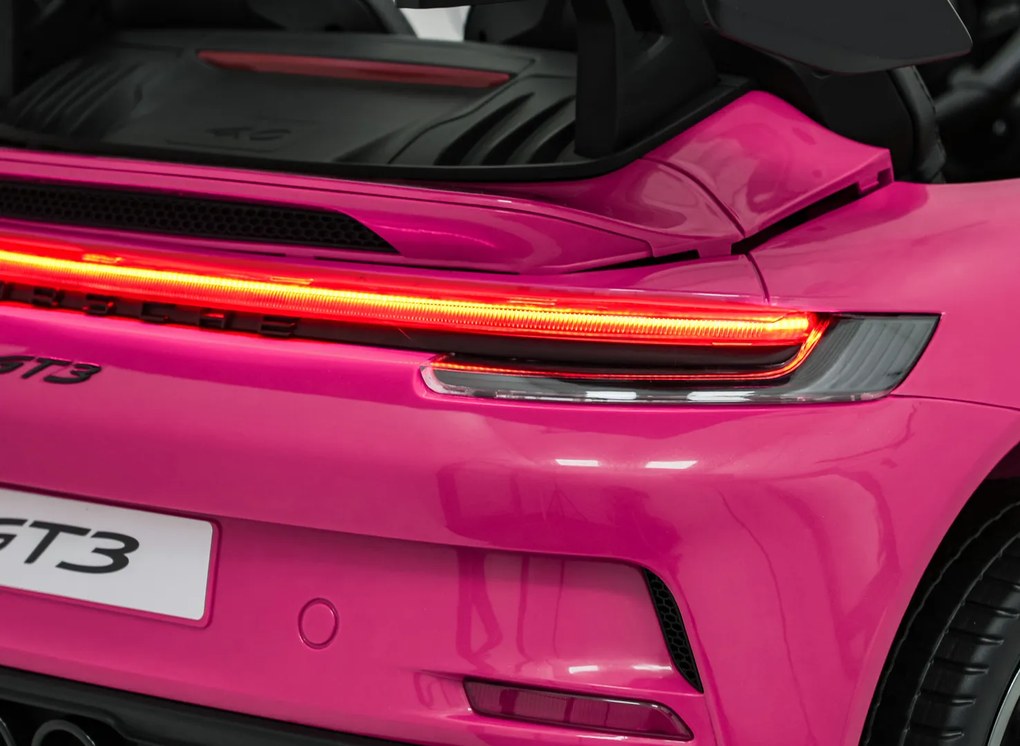 Ramiz Dětské závodní auto Porsche 911 GT3 STRONG MP4 růžové