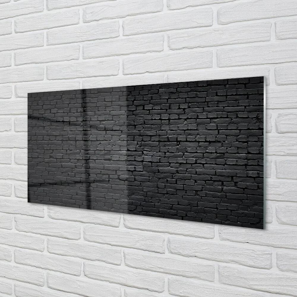 Obraz na skle Kamenná cihlová zeď 100x50 cm