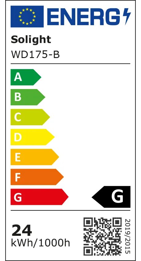 Solight LED mini panel CCT, přisazený, 24W, 1800lm, 3000K, 4000K, 6000K, čtvercový, černá barva