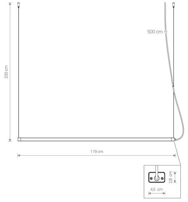 Nowodvorski CAMELEON H LED WH/BL 	8454