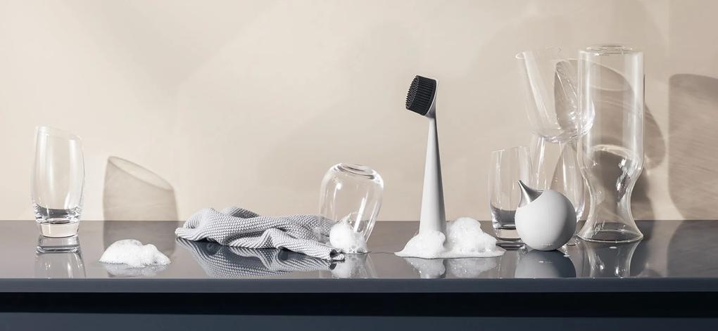 Eva Solo Designový zásobník na mýdlo Marble Grey, šedá barva, plast