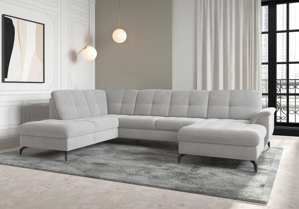 XXXLutz SEDACÍ SOUPRAVA, textil, barvy stříbra Sit & More - Sedací soupravy - 00014401333N
