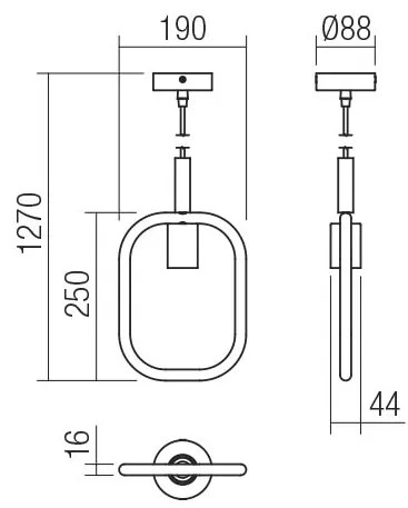 Smarter Závěsné svítidlo Aeris, š.19cm