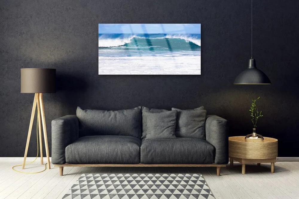 Plexisklo-obraz Moře Vlna Voda Oceán 100x50 cm