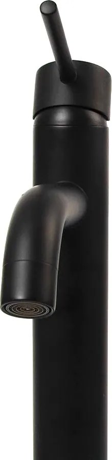 Rea Lungo - Vysoká umyvadlová baterie, Černá, REA-B4103