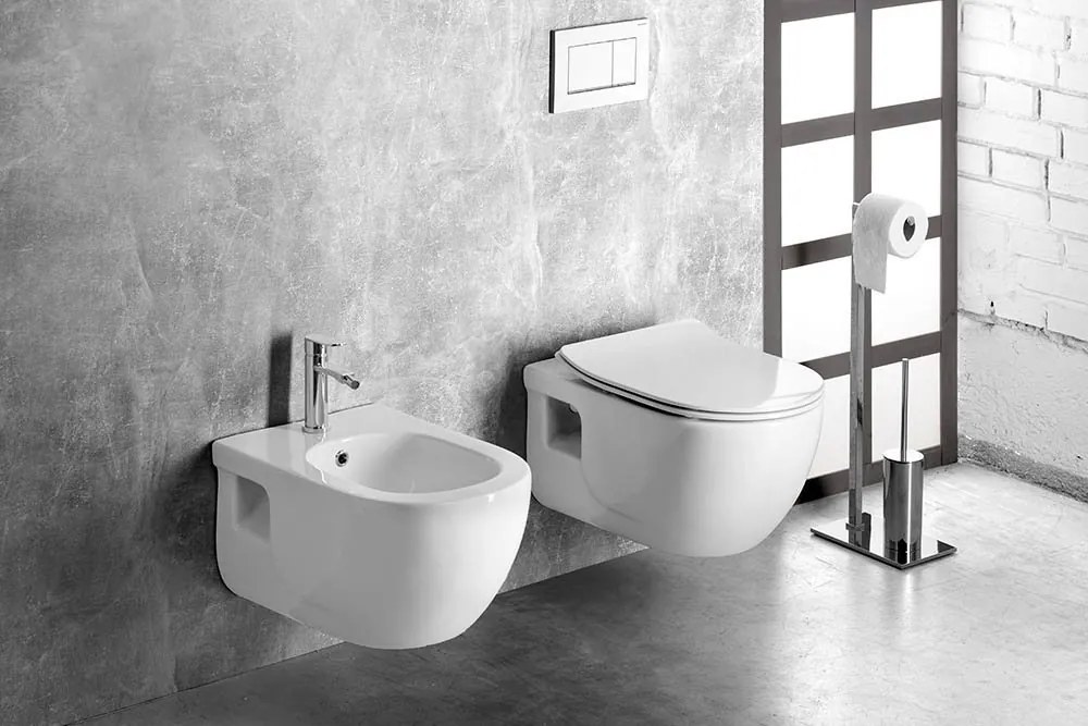Sapho Brilla bidet závěsný 36,5 x 53 cm bílá 100624