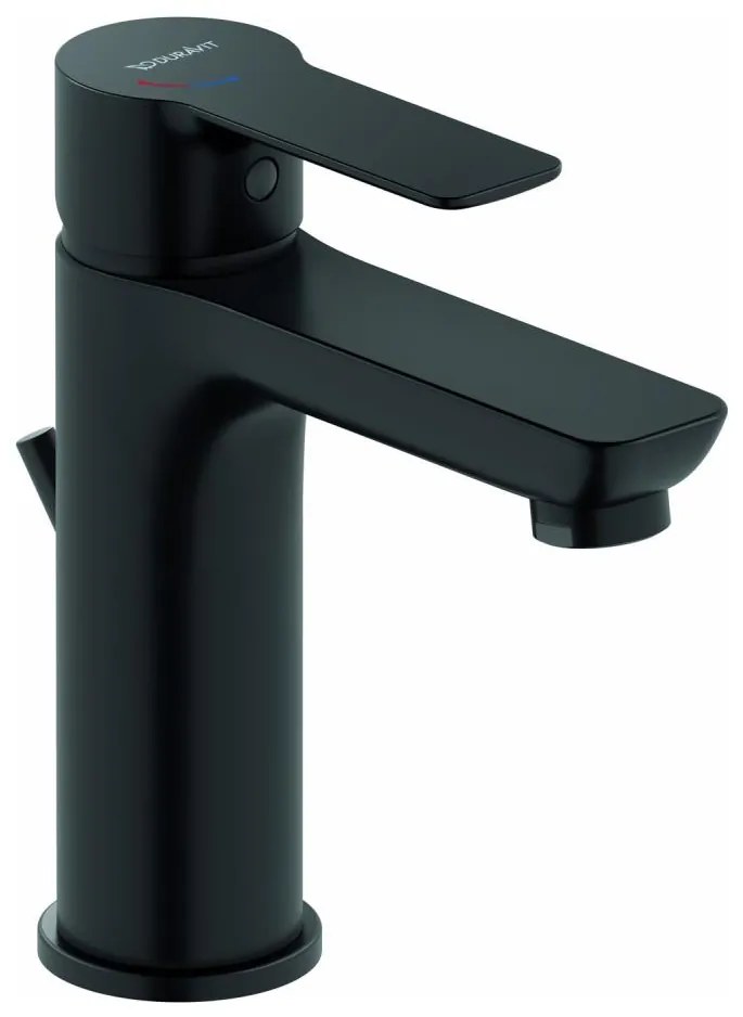Duravit DC1023001046 - Umyvadlová baterie + výpusť D-CODE matná černá DC1023001046