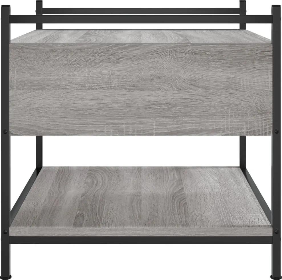 vidaXL Konferenční stolek 50 x 50 x 50 cm kompozitní dřevo [833968] Barva: šedá sonoma