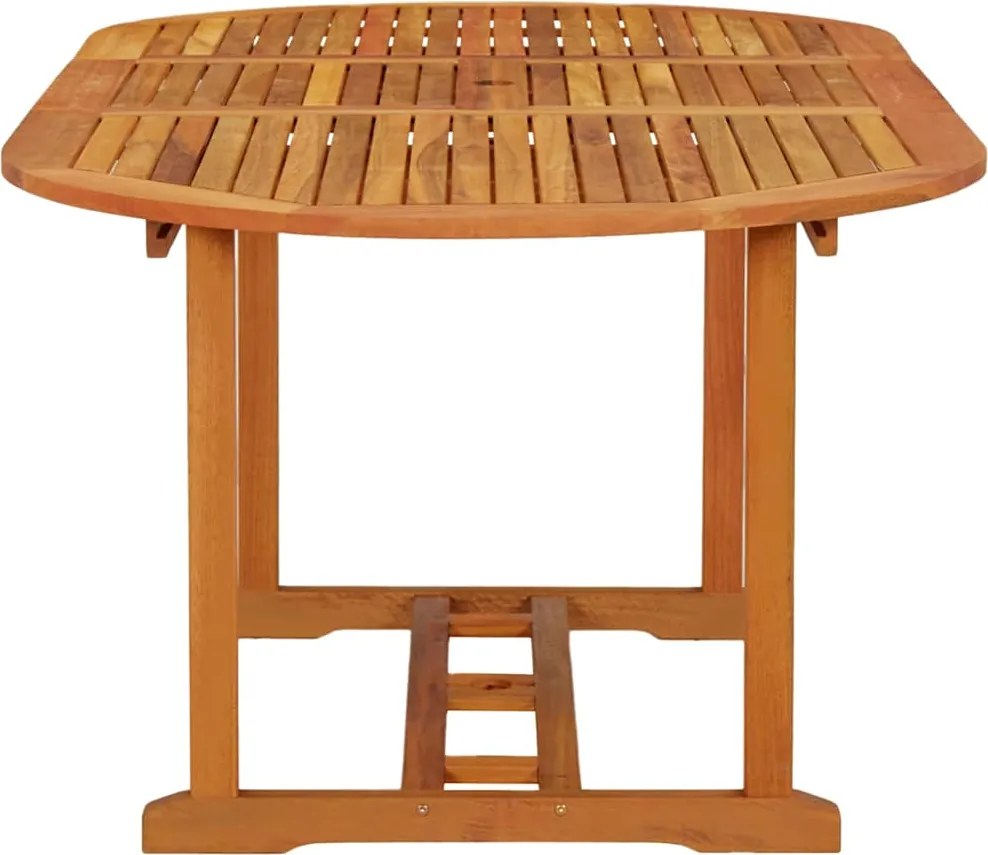 Zahradní stůl 200 x 100 x 75 cm masivní eukalyptové dřevo 316068
