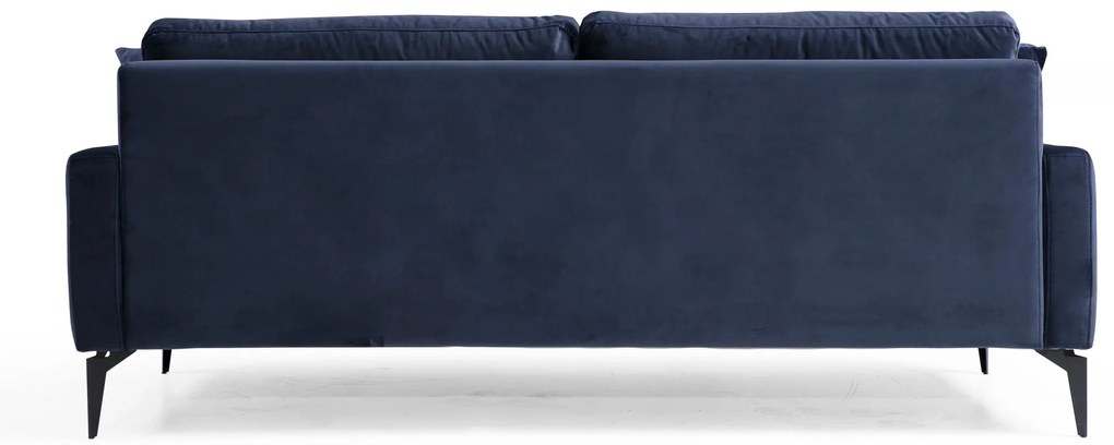 Atelier del Sofa 3-místná pohovka Papira 3 Seater - Navy Blue, Modrá
