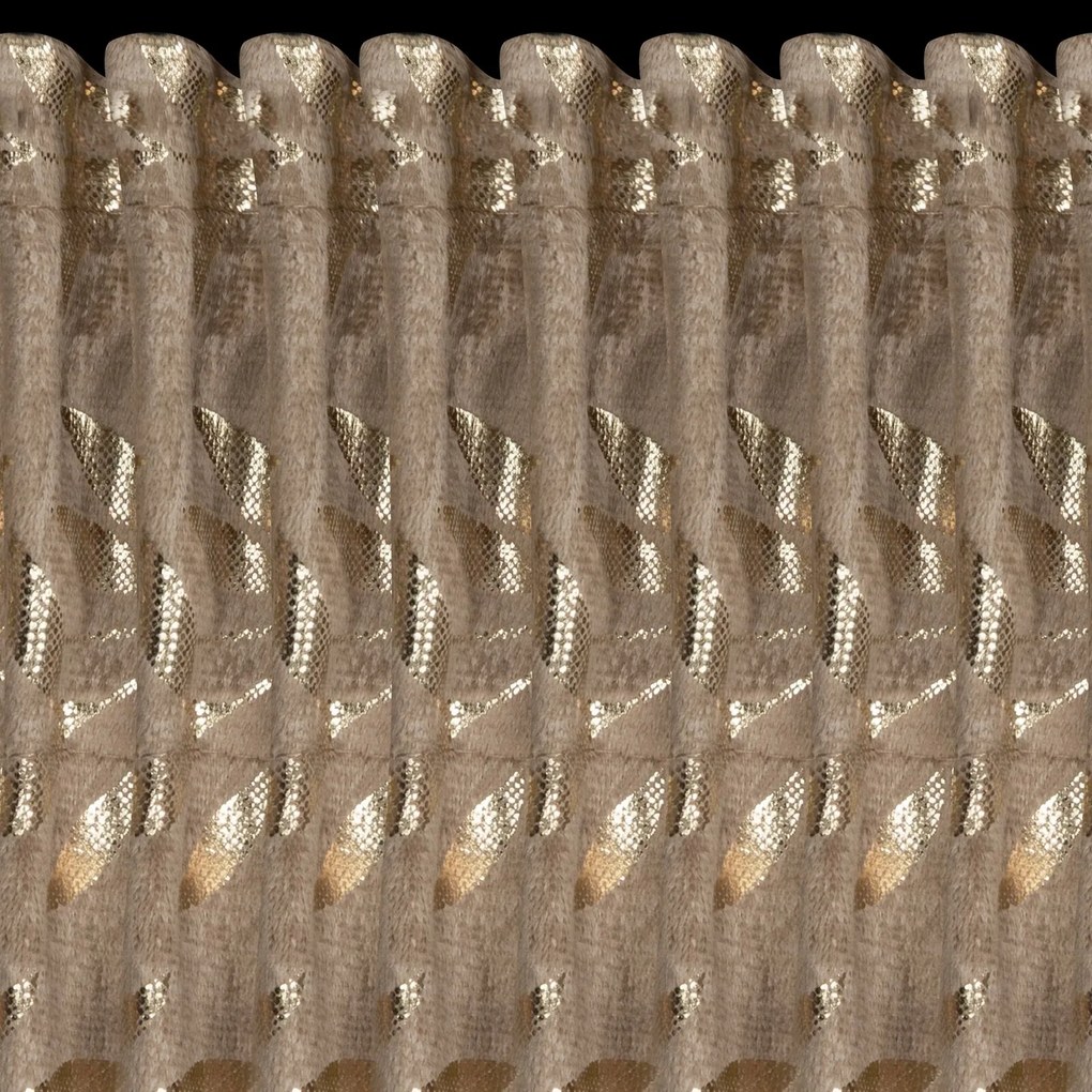 ZÁVĚS NA PÁSCE JACKLYN 140X270 CM VZOROVANÝ